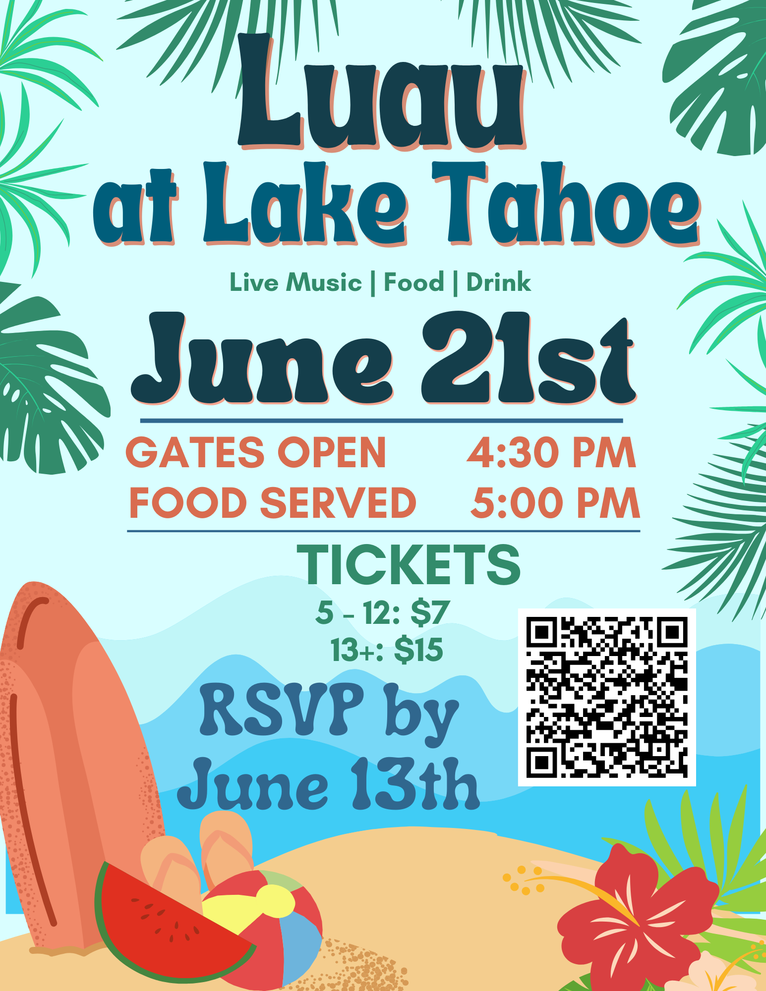 Luau at Lake Tahoe – Dollar Point Association